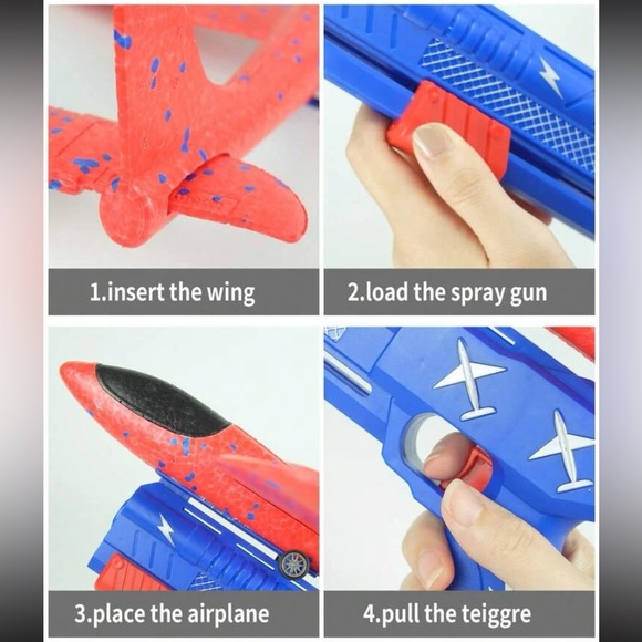 Toys | Aircraft Launcher Airplane Toy Catapult Flaunting Aircraft Blue ...